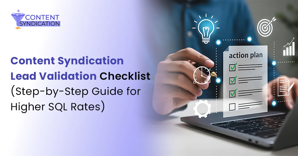 Content Syndication Lead Validation Checklist (Boost SQLs)